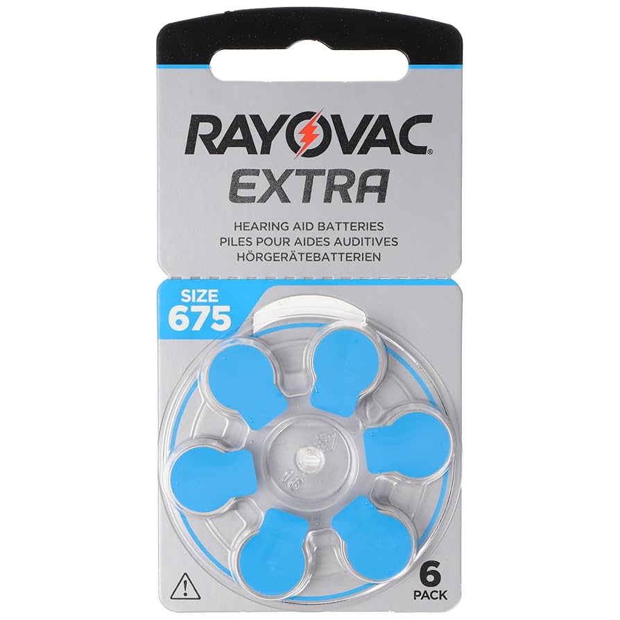 RAYOVAC Pile Auditive XE-675 BP6 - Zinc-Air Extra Advanced – SQES